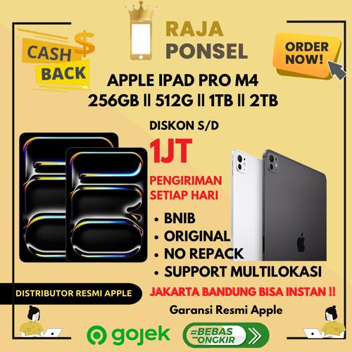 Promo RESMI | Apple IPad Pro M4 11 & 13 Inch 2024 512GB 256GB 1TB 2TB ...