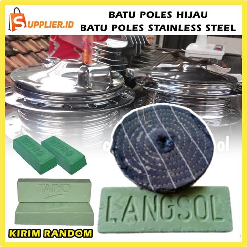 Jual Batu Hijau Langsol Batu Poles Langsol + Kain Poles - Kota ...