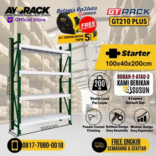 Promo RAK GUDANG BESI GT RACK GT212 PLUS – WAREHOUSE RACK 200KG TINGGI ...