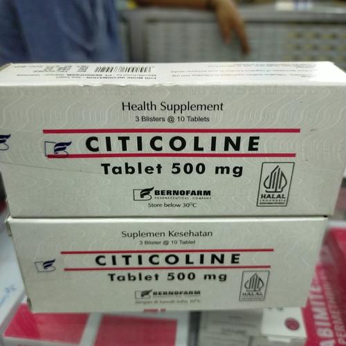 Jual Citicoline 500mg BERNO suplemen otak 1box 30 tab - Jakarta Pusat ...