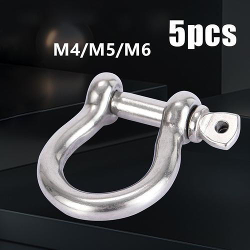 Jual 5pcs M4/M5/M6 Pin Sekrup Busur Shackle Stainless 304 Shackle Bow ...