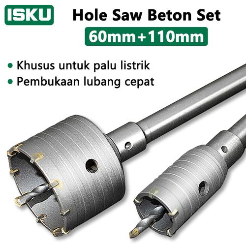 Promo ISKU Mata Bor hole saw beton lubang tembok beton/hollow core saw ...