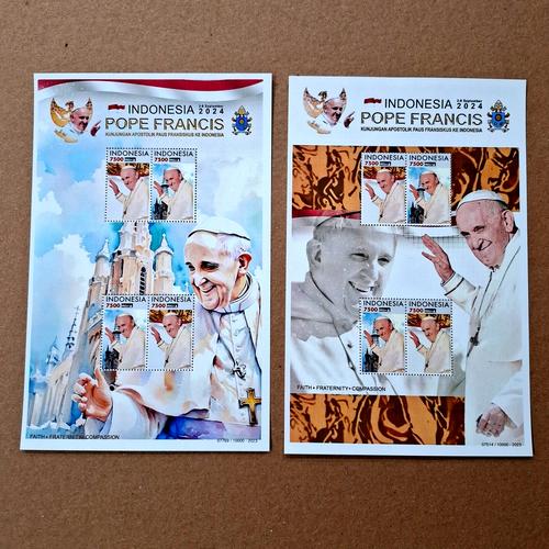 Jual Prangko INDONESIA 2024. POPE FRANCIS KUNJUNGAN APOSTOLIK PAUS ...