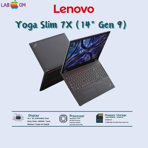 Jual LENOVO YOGA SLIM 7X GEN 9 SNAPDRAGON X ELITE X1E78100 16GB RAM ...
