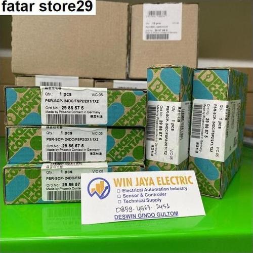 Jual Phoenix Contact Psr-Scp-24Dc/Fsp2/2X1/1X2 Safety Relay Pn 2986575 ...