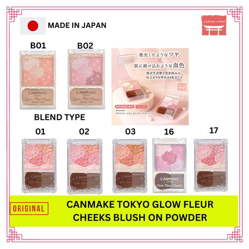 Jual Canmake tokyo glow fleur cheeks blush on powder original Japan - Glow 01 - Kab. Tangerang ...