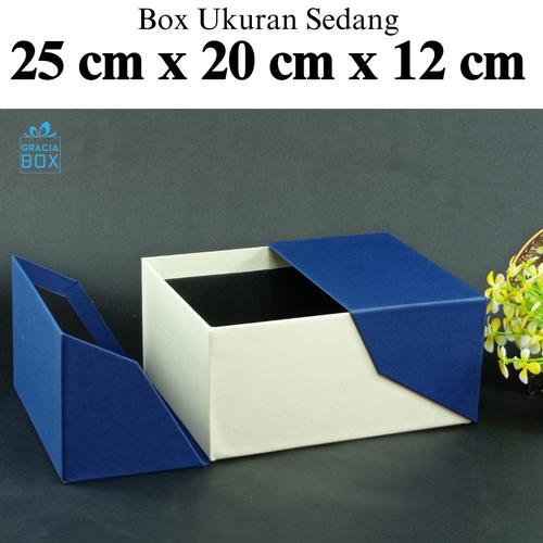 Jual BOX HAMPER - HARDBOX - KOTAK KADO - ukuran 25 cm x 20 cm x 12 cm ...