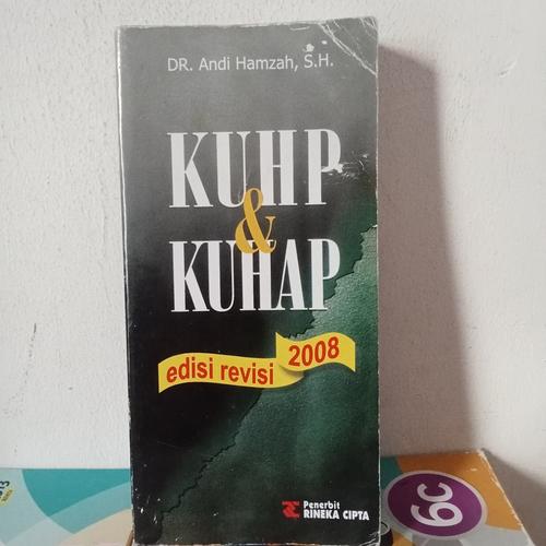 Jual KUHP & KUHAP EDISI REVISI 2008 - DR. ANDI HAMZAH, S.H. - Kota Depok - Toko Tobas Tangga ...