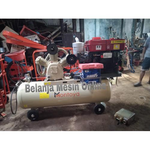 Jual Compressor Angin 15 Hp High Pressure 12 Bar Montoya + Engine ...
