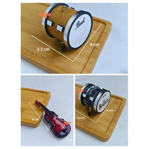 Jual CMM25 Miniatur Alat Musik Drum Violin Biola Guitar Gitar Dekorasi ...