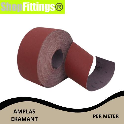 Jual Amplas Meteran Kain 80 120 180 240 360 400 Roll Abrasive Cloth X 1 ...