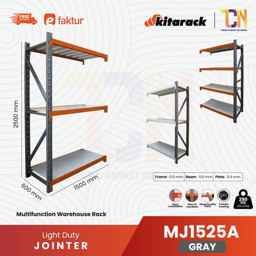 Jual MJ1525 RACK JOINTER WAREHOUSE KITARACK LIGHT DUTY 3 LAYER 250KG ...