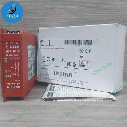 Jual Safety Relay 24V Ac/Dc Msr126.1R 440R-N23120 A Allen Bradley Ab ...