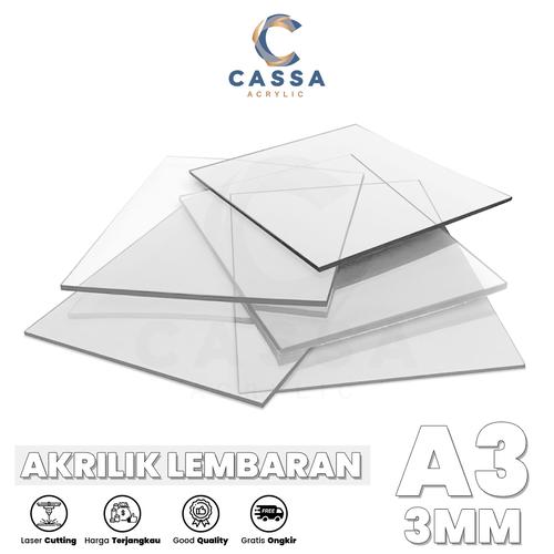 Promo Akrilik Lembaran Bening A3 3mm / Acrylic Sheet Clear Transparant - BENING - Jakarta ...