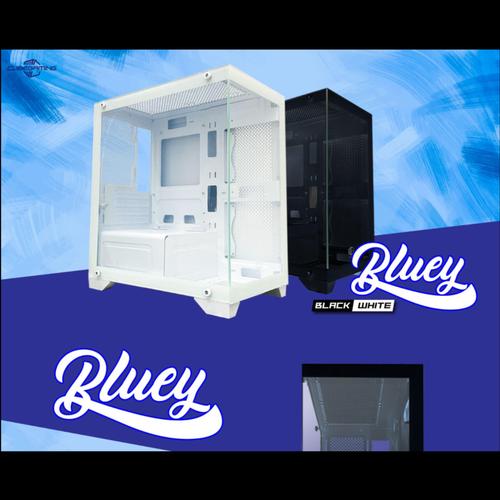 Jual CUBE GAMING BLUEY - mATX Gaming Case - Front & Left Side Tempered ...