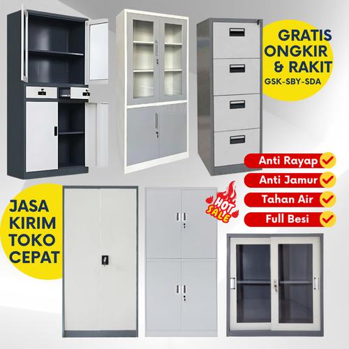 Jual Lemari Arsip Besi Metal Filling Cabinet Drawer Lemari Dokumen Rak ...