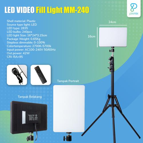Jual Lampu LED Live Streaming Video Fill Light / Makeup 11 Inch - MM ...