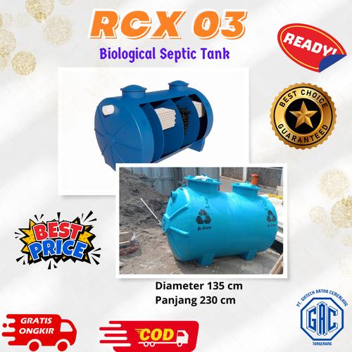 Jual Bio Septic Tank Silinder RCX 3-Volume 3000 Liter, Biotech Biofil ...