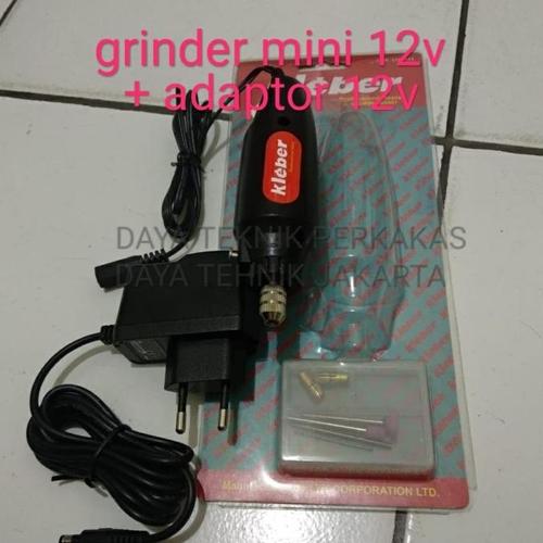 Jual mini bor pcb kleber 12v + adaptor 12v - grinder mini - tuner mini ...