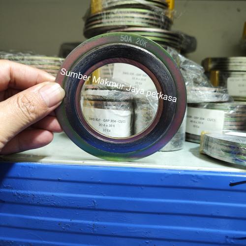 Jual SWG JIS 20K Carbon Steel ( Spiral Wound Gasket CS JIS 20K ) 2"inch ...