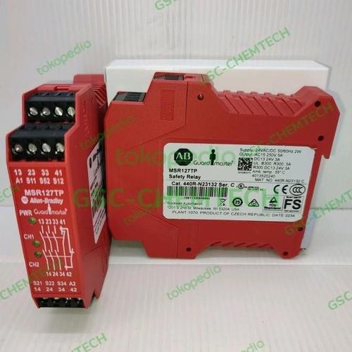 Jual Allen-Bradley Safety Relay Msr127Tp 24Vac/Dc 100 % Original ...