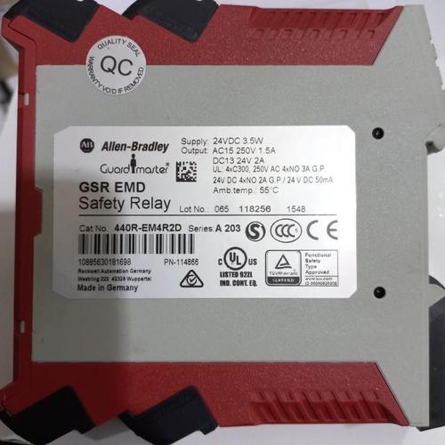 Jual Safety Relay Allen Bradley Gsr Emd 440R-Em4R2D | Rockwell ...
