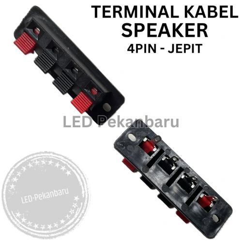 Jual TERMINAL JEPIT KABEL SPEAKER 4 PIN / JACK / SOKET / PORT BOX ...