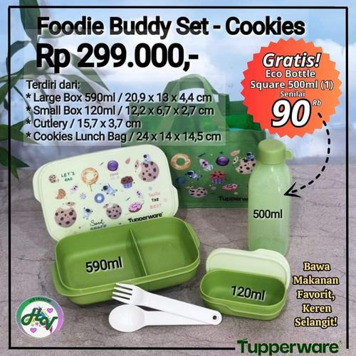 Jual Foodie buddy set Tupperware lunch - Kab. Bogor - AR-Galeri | Tokopedia