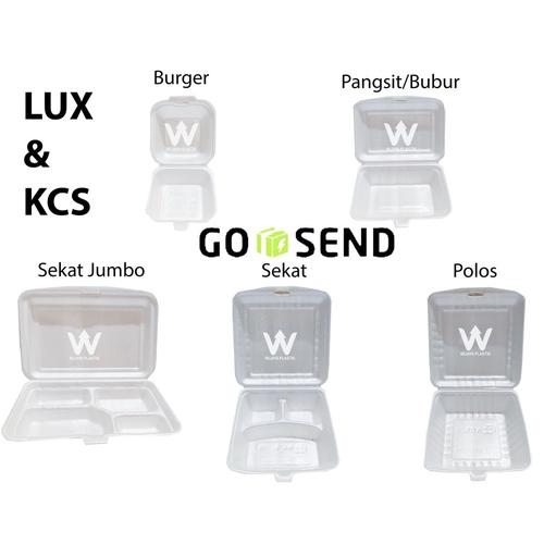 Promo Styrofoam KCS LUX Pangsit Mie Bubur/Sekat/Polos/Jumbo/Burger/Tray ...