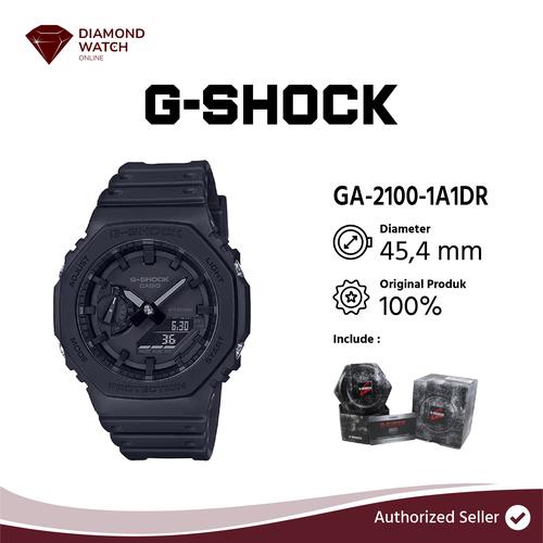 Jual Casio G-Shock Casio All Black Men Digital Analog 45.4mm Dial Black ...
