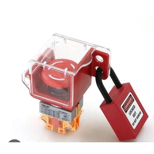 Jual Removable Push Button and Rotary Switch Lock Cover Emergency Stop ...