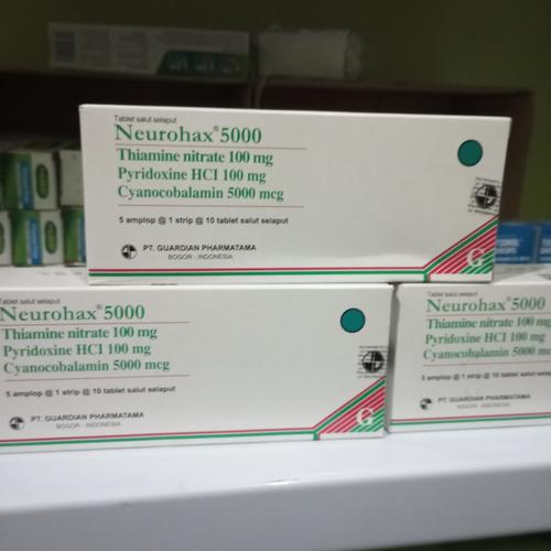 Jual neurohax 5000 strip 10 kaplet dan box 50 kaplet - box 50 kaplet ...