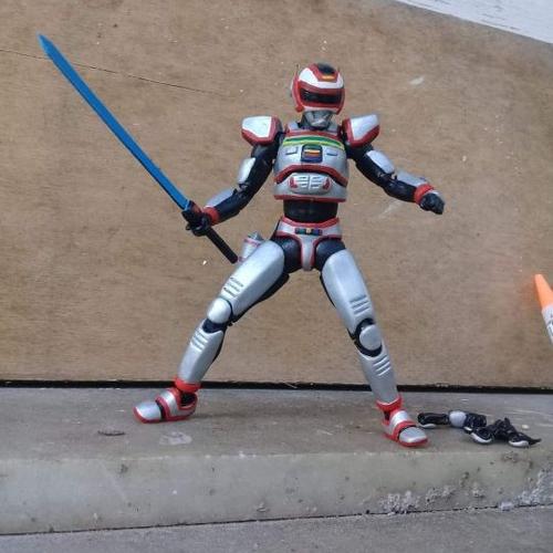 Jual action figure custom Shf metal heroes juspion # jiban guyferd ...