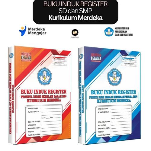 Jual Buku INDUK REGISTER PESERTA DIDIK SD dan SMP Kurikulum Merdeka ...