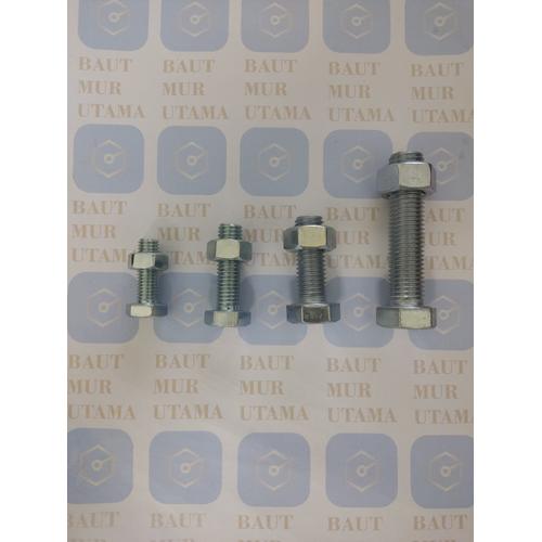 Jual Baut Mur Putih M16 X 30 MM / BAUT MUR GALVANIS - Jakarta Pusat - BAUT MUR UTAMA | Tokopedia