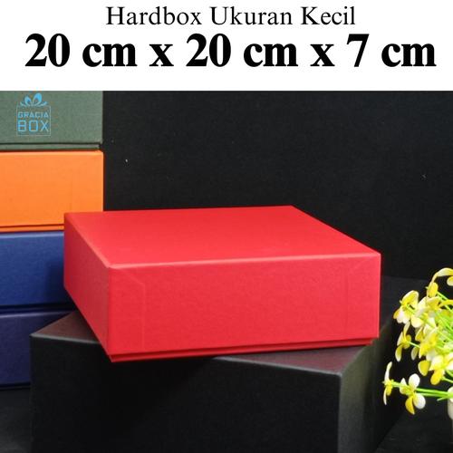 Jual Hardbox ukuran 20 cm x 20 cm x 7 cm - Coklat, Shredd Paper - Kab ...