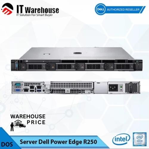 Jual Server Dell Poweredge R250 Xeon E-2334G 16/32/64/128GB RAM, 1.2TB ...