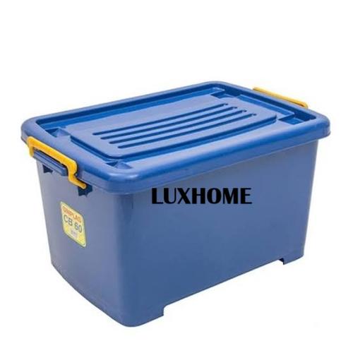 Jual CONTAINER BOX 60 LITER DENGAN TUTUP DAN RODA CB 60 SINPLAS / BOX ...