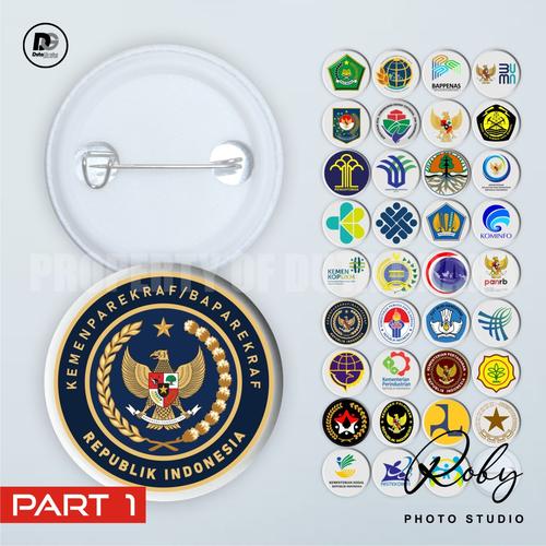 Jual [PIN PRESS] KEMENTERIAN INDONESIA PART 1 Pin Bros Aksesoris ...
