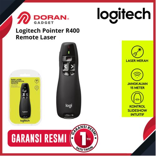 Jual Logitech R400 Remote Presenter Wireless Laser - Garansi 1 Tahun ...