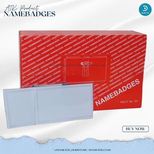 Jual Name Tag / Name Badges / Name Tag Multi / Tanda Peserta / Peniti ...