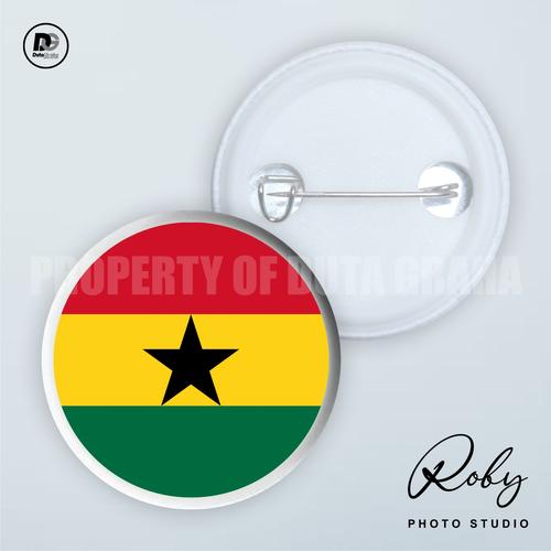 Jual [PIN PRESS] BENDERA NEGARA GHANA Pin Bros Aksesoris Souvenir ...