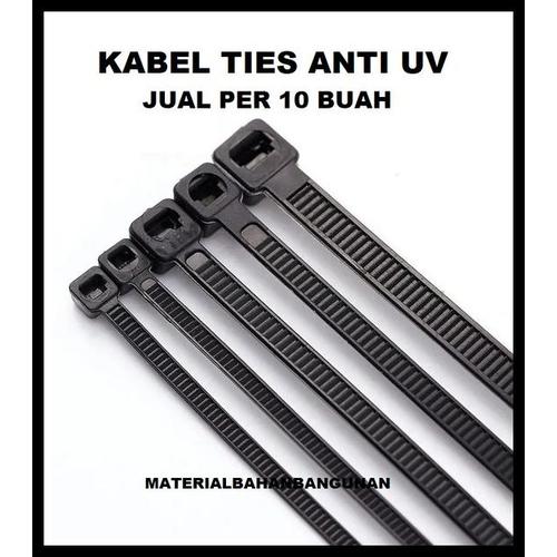 Jual 10 BUAH CABLE TIES 9 X 600 MM TALI PENGIKAT TIS 60 CM TAHAN SINAR ...