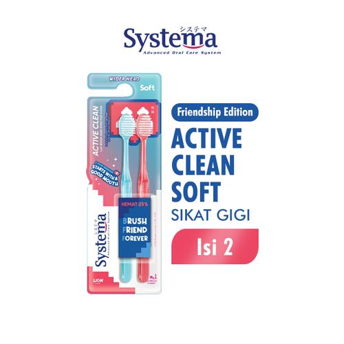 Promo Systema Sikat Gigi Active Clean x 2 pcs - - Wings Official Store ...