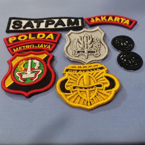 Jual Logo Satpam Bordiran Timbul set - Jakarta Pusat - Toko ...