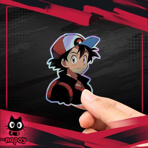 Jual Stiker Hologram Game Pokemon Ash Trainer - Jakarta Barat - napoy ...