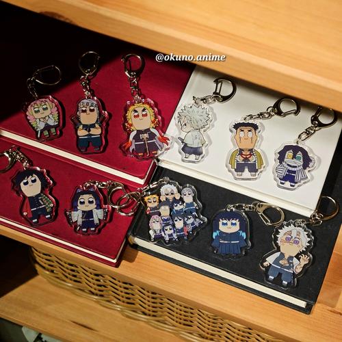 Promo Demon Slayer (Kimetsu No Yaiba) Hashira Akrilik Anime Keychain ...