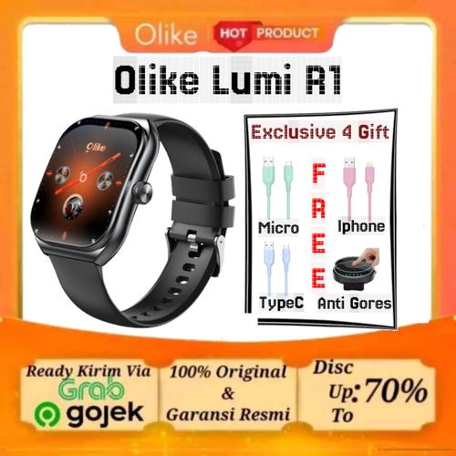 Jual OLIKE SMARTWATCH 2.01" ULTRA WIDE SCREEN BLUETOOTH CALLING IP68 WATERPROOF UP TO 25 DAYS ...