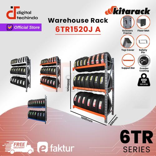Promo KITARACK Tire Rack 6TR1520J Jointer Abu Rak Ban Motor Ban Mobil ...