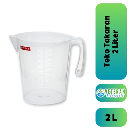 Jual Gelas Jug Ukur 2 Liter L 2000 ml Teko Plastik Takaran Takar ...